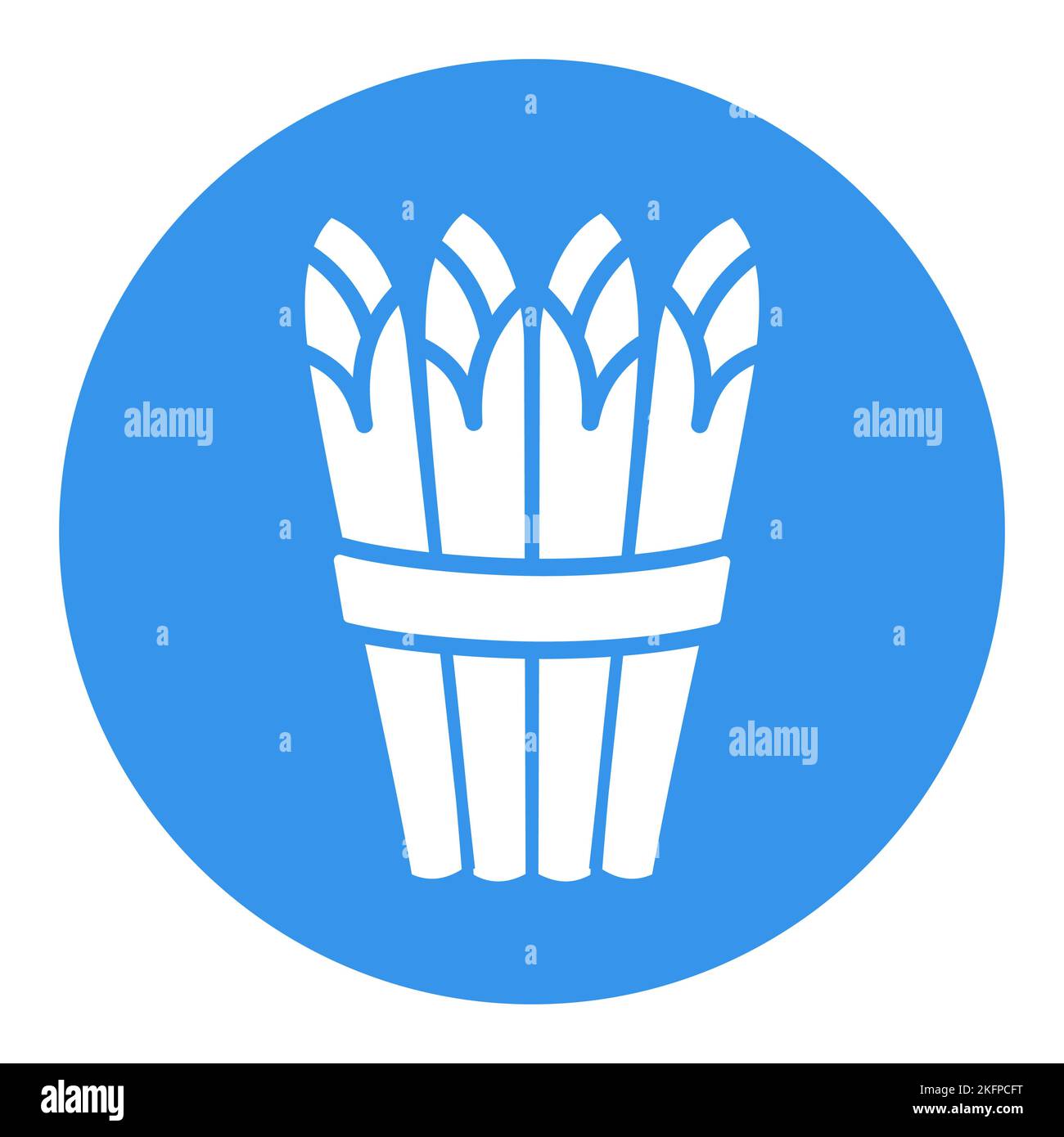Asparagus isolated vector glyph icon. Vegetable sign. Graph symbol for ...