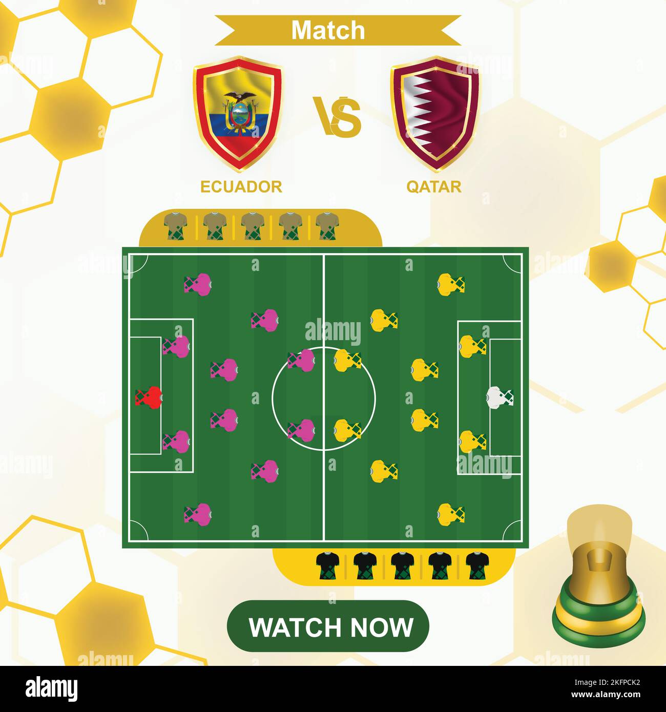 Line up squad template Stock Vector Image & Art - Alamy