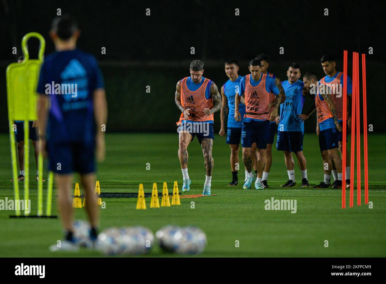 DOHA, QATAR - NOVEMBER 19: Marcos Senesi of Argentina during the ...