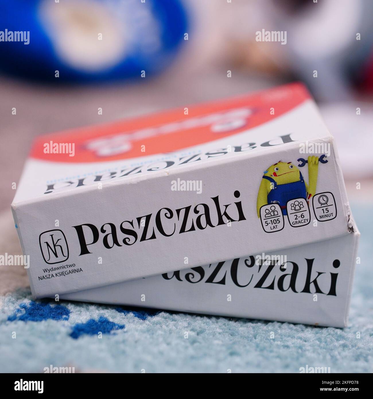 The Polish Nasza Ksiegarnia brand Paszczaki card game with monsters ...