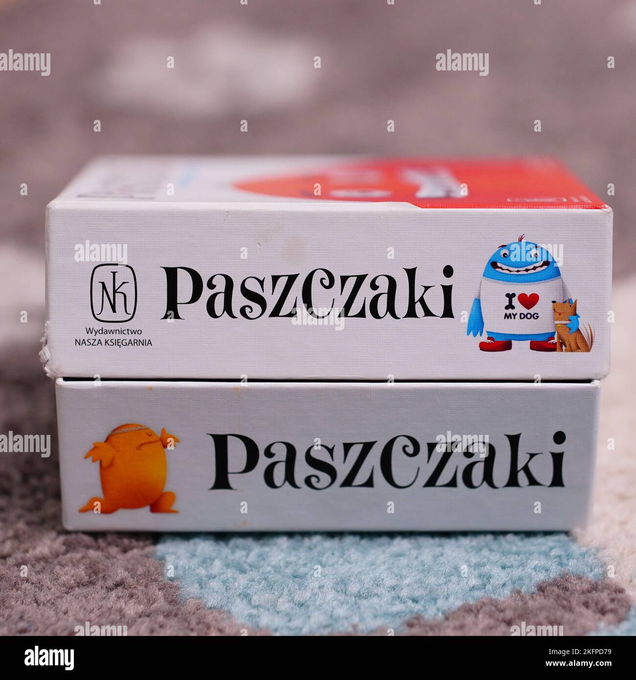The Polish Nasza Ksiegarnia brand Paszczaki card game with monsters ...