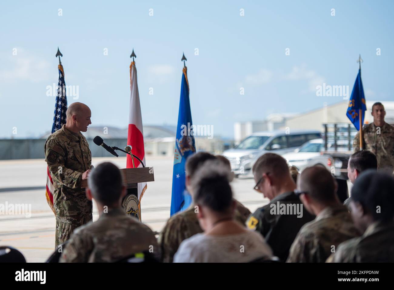 U.S. Air Force Col. Henry Schantz, 18th Operations Group commander ...