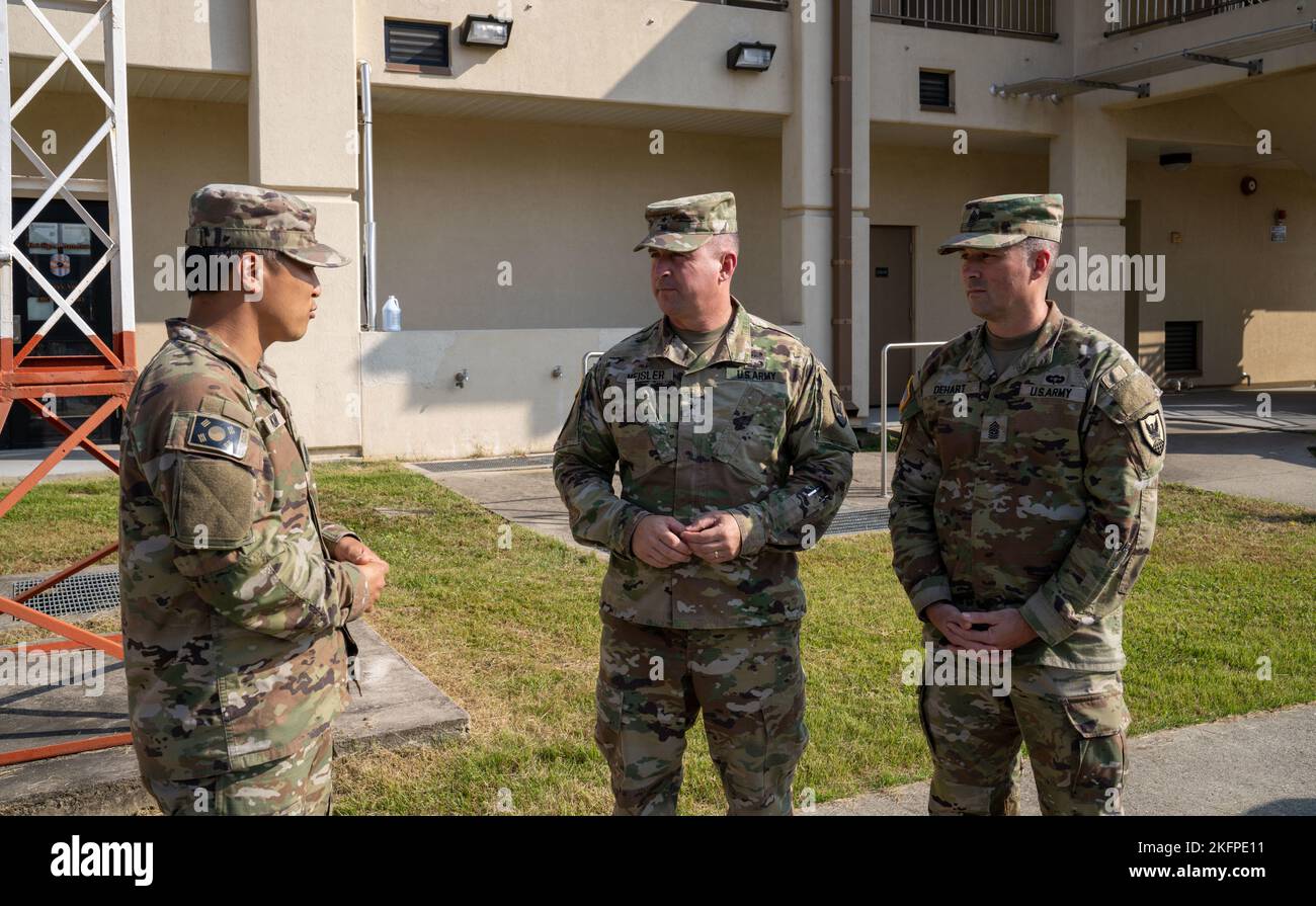 The command team from 311th Signal Command, which included Brig. Gen ...