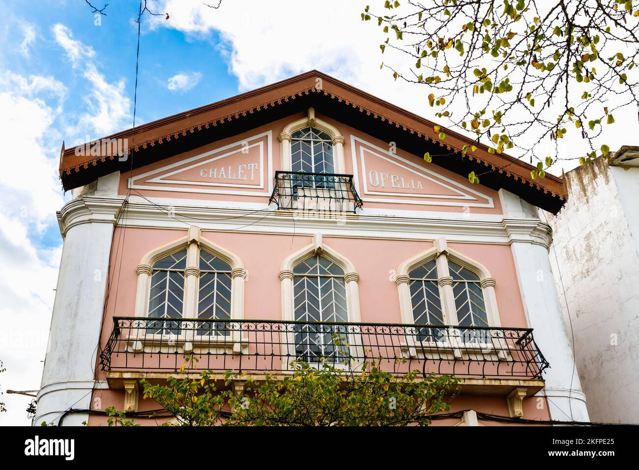 Santarem, Portugal - October 27, 2020: Architecture detail of typical ...