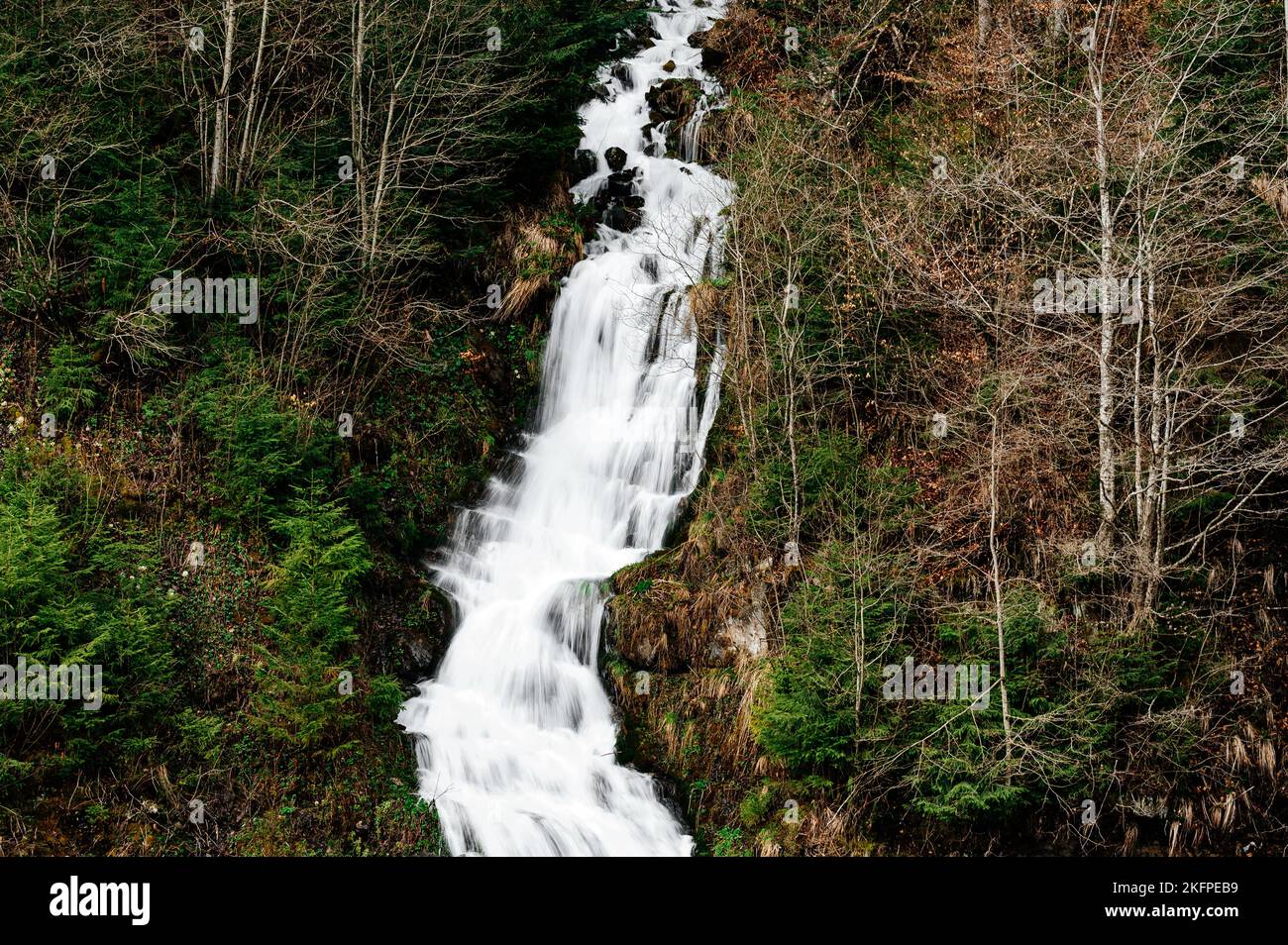 Kamyanets waterfall of Synevyr glade, national park of Ukraine Synevyr ...