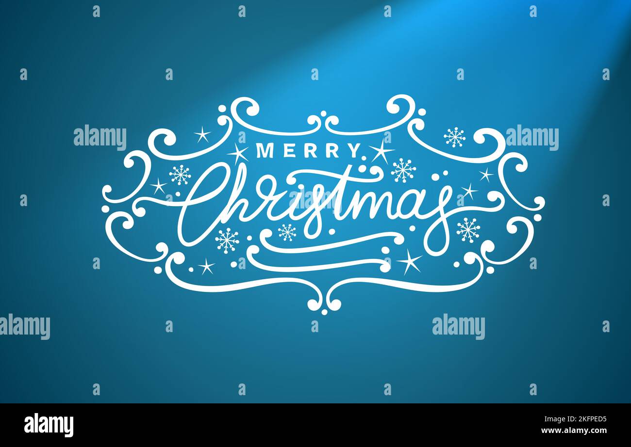 Merry christmas and happy new year, holiday banner. Vector illustration ...