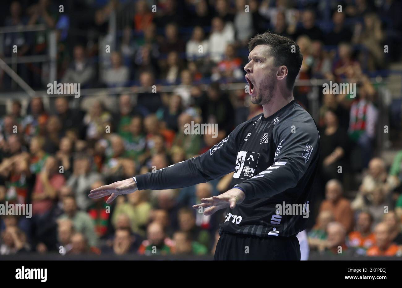 Magdeburg, Germany. 19th Nov, 2022. Handball: Bundesliga, SC Magdeburg ...