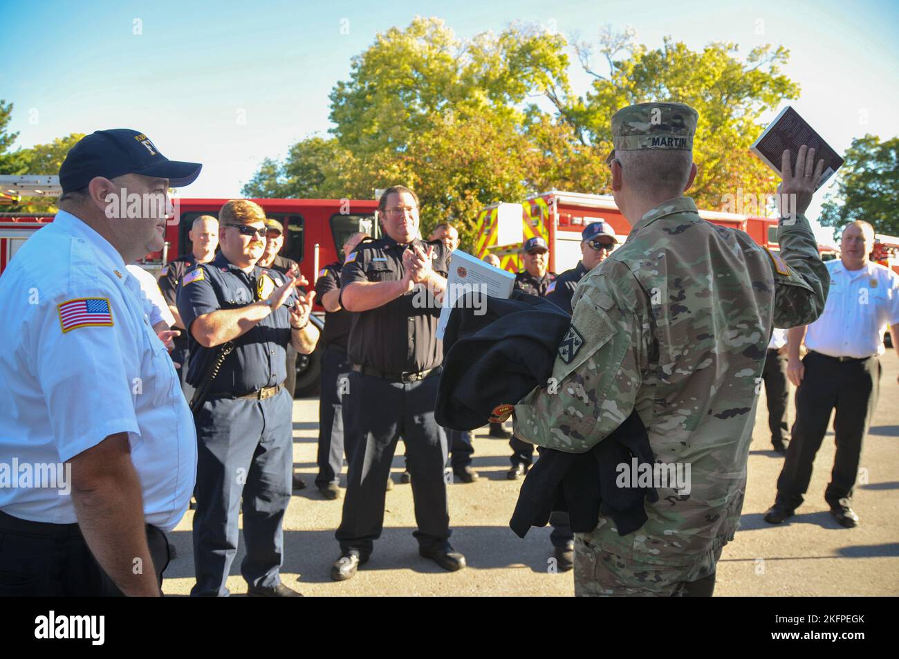 The Fort Leavenworth Fire Department stopped by the U.S. Army Combined ...