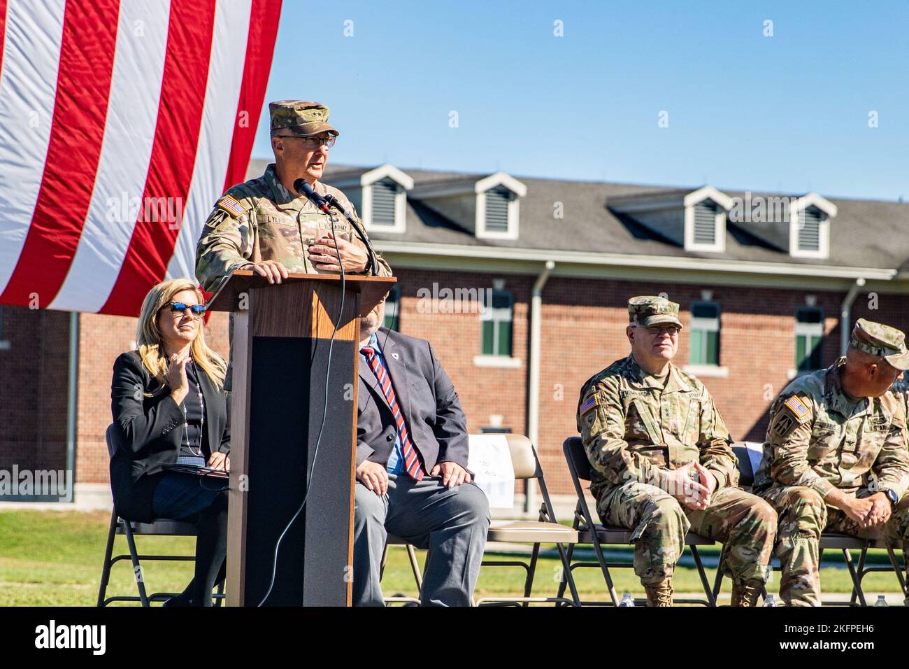 The Indiana National Guard Adjutant General, Maj. Gen. Dale Lyles, of ...