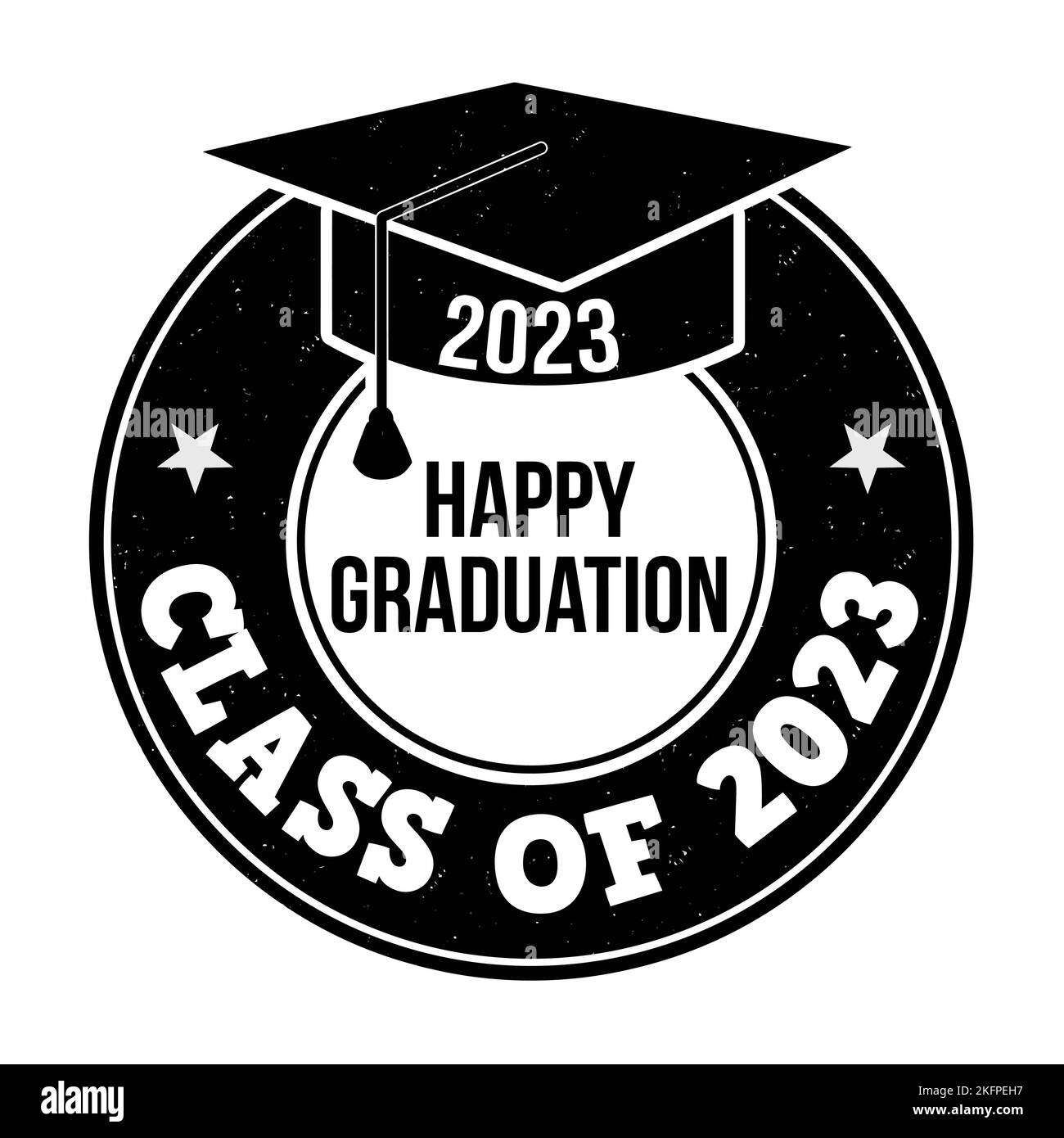 Class of 2023 grunge rubber stamp on white background, vector ...