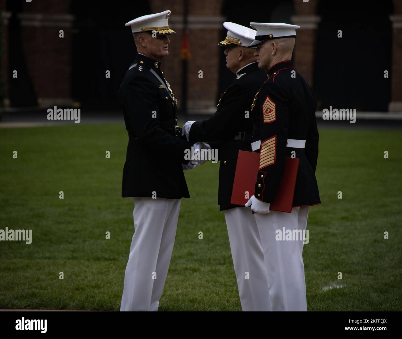 General David H. Berger, 36th Commandant of the Marine Corps, and Sgt ...