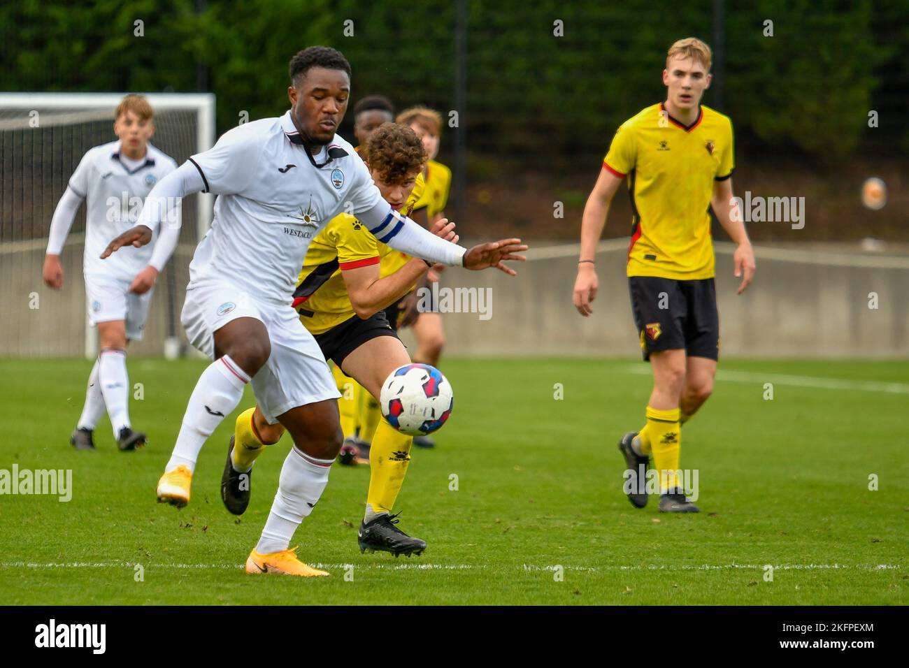 Swansea, Wales. 19 November 2022. Geoffroy Bony of Swansea City in ...
