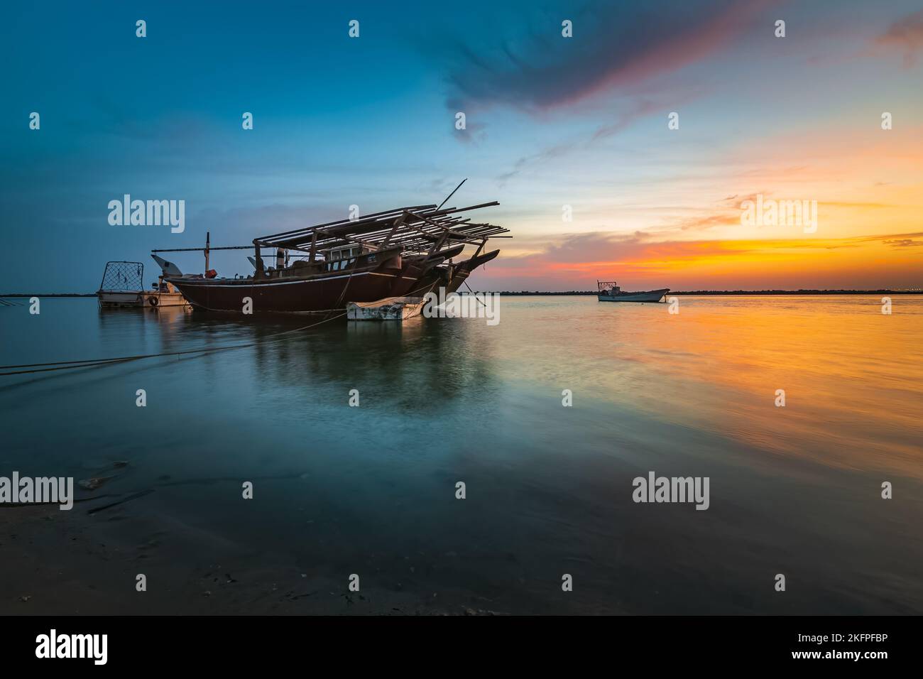 Wonderful Morning view in Dammam sea side Saudi Arabia Stock Photo - Alamy