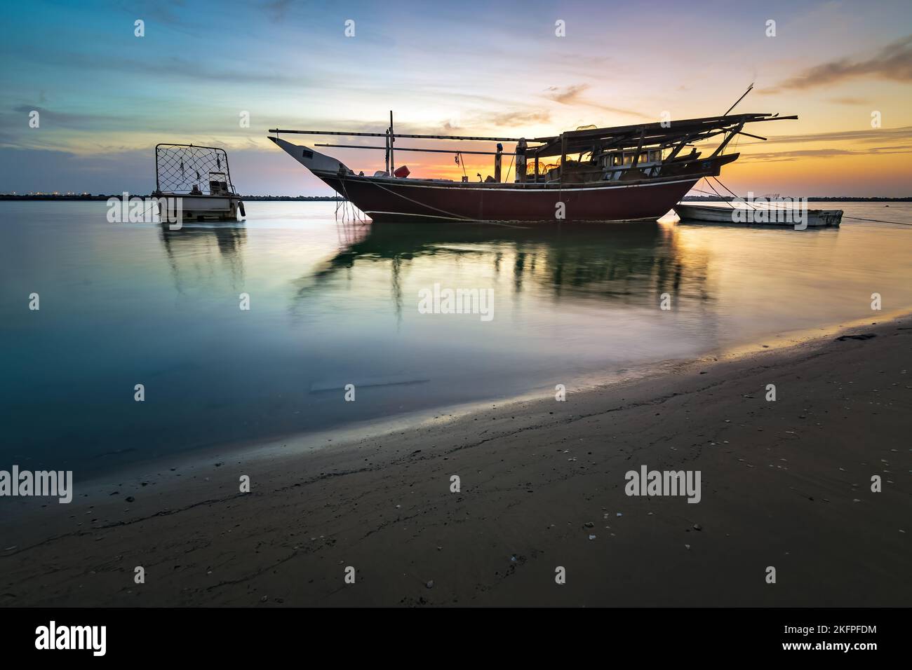 Wonderful Morning view in Dammam sea side Saudi Arabia Stock Photo - Alamy
