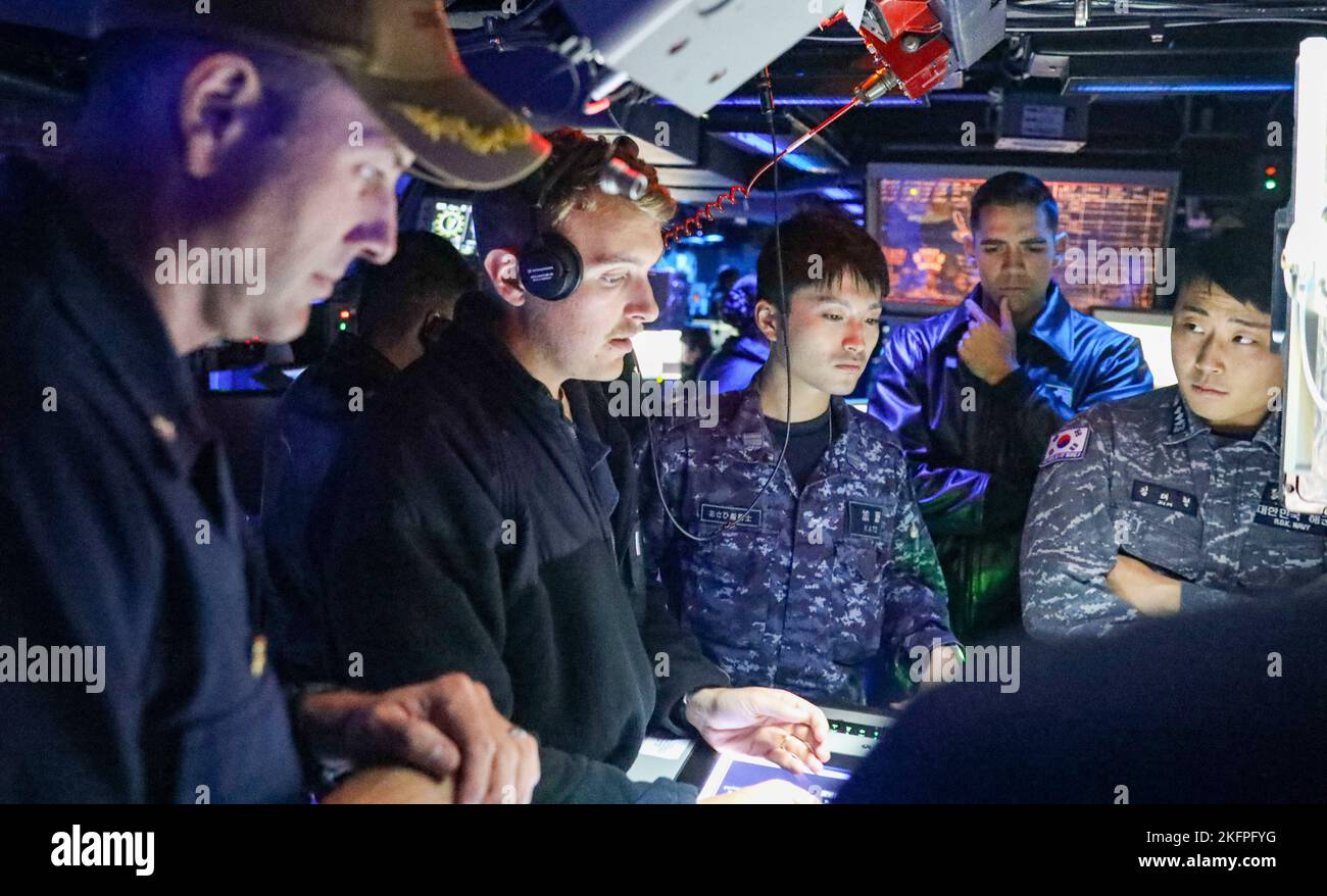 WATERS EAST OF KOREAN PENINSULA (Sept. 30, 2022) Cmdr. Marcus Seeger ...