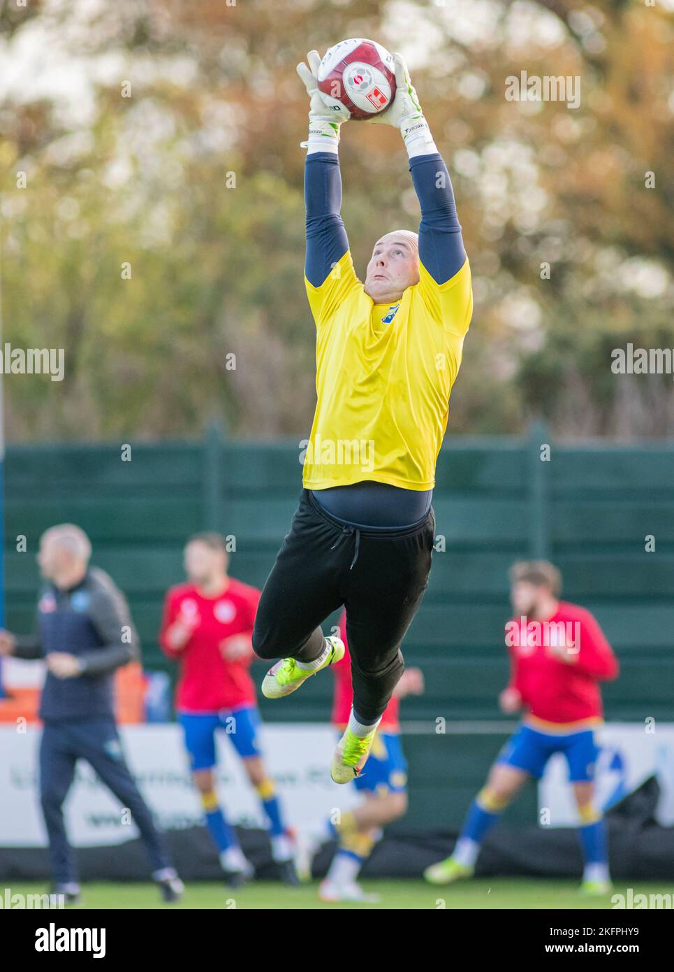 Warrington, UK, 19/11/2022, Warrington Town V Guiseley FA Trophy Second ...