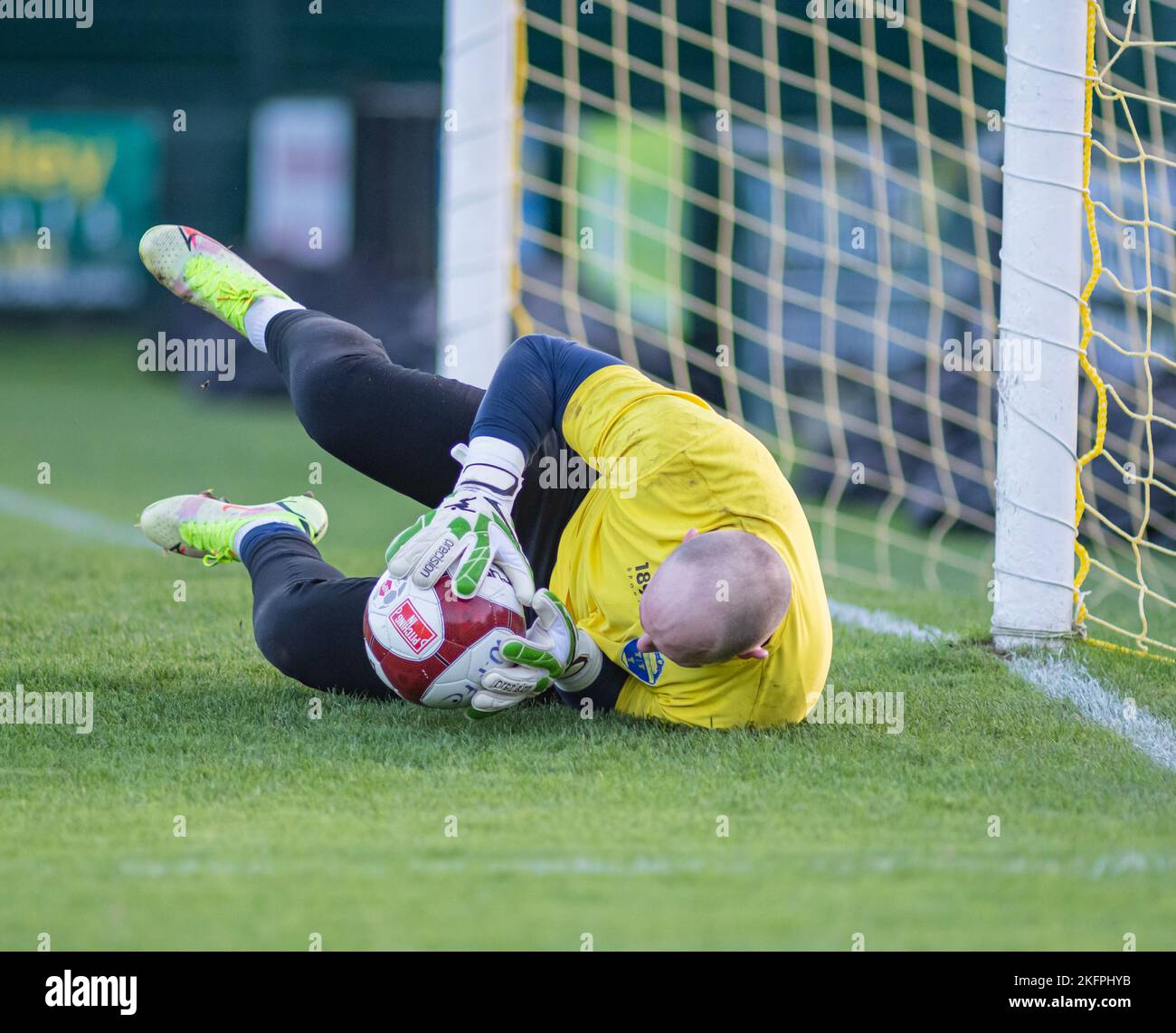 Warrington, UK, 19/11/2022, Warrington Town V Guiseley FA Trophy Second ...