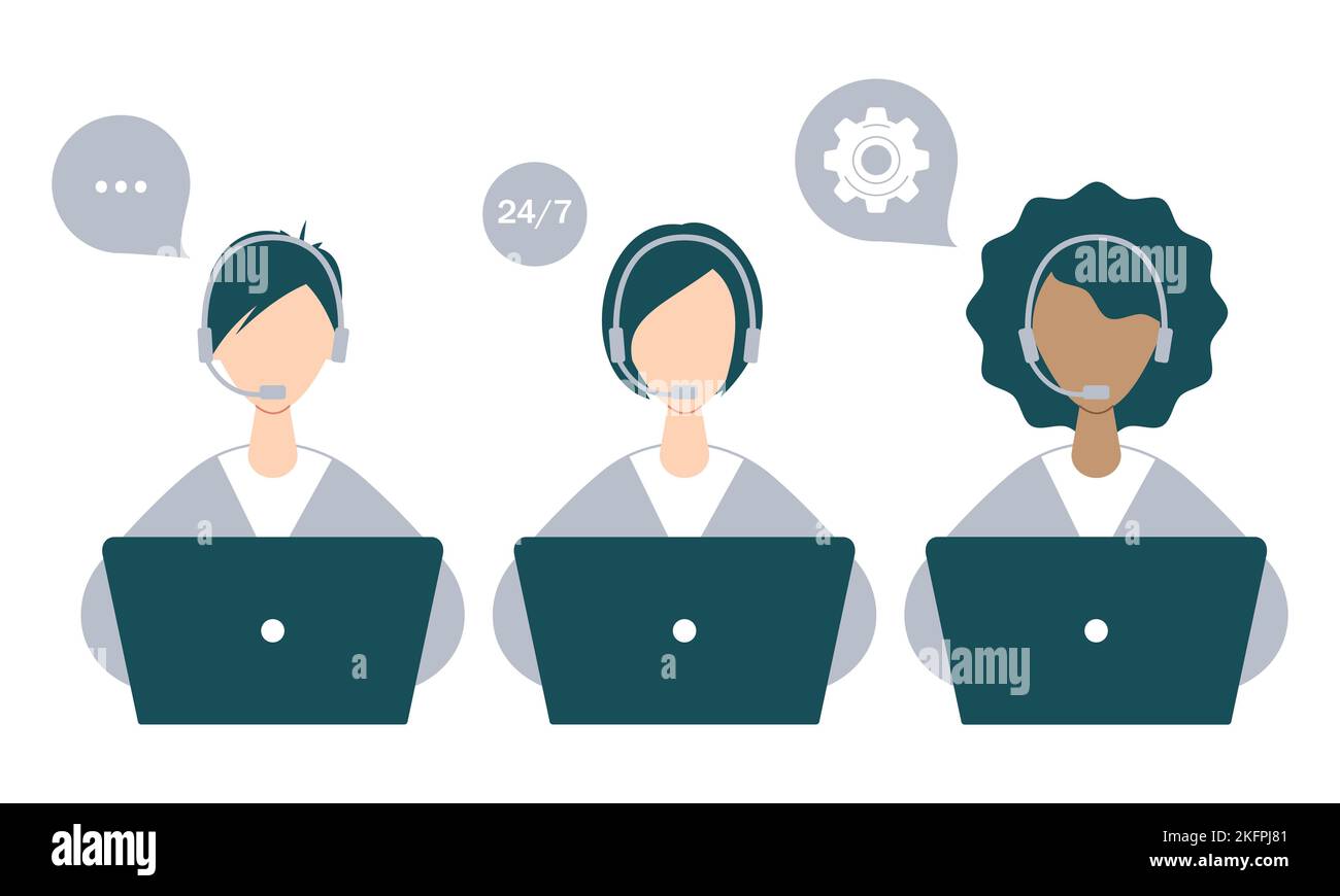 Employee worker workers staff Stock Vector Images - Alamy