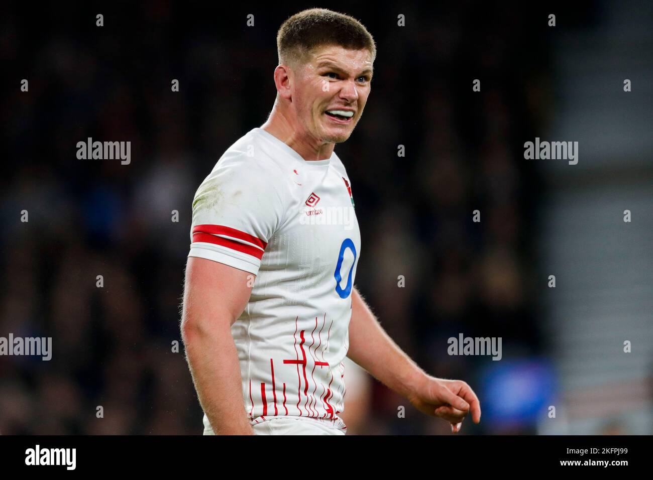 England's Owen Farrell during the Autumn International at Twickenham ...