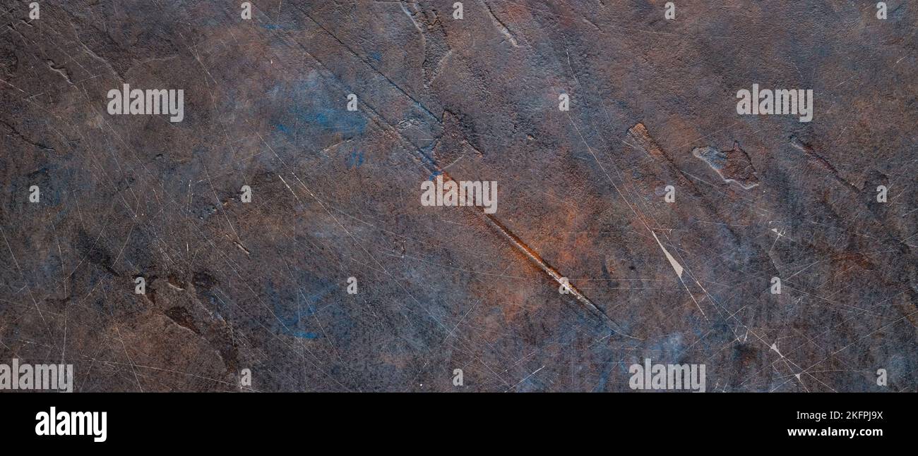 Dark abstract background of scratched surface. Faded paint texture ...