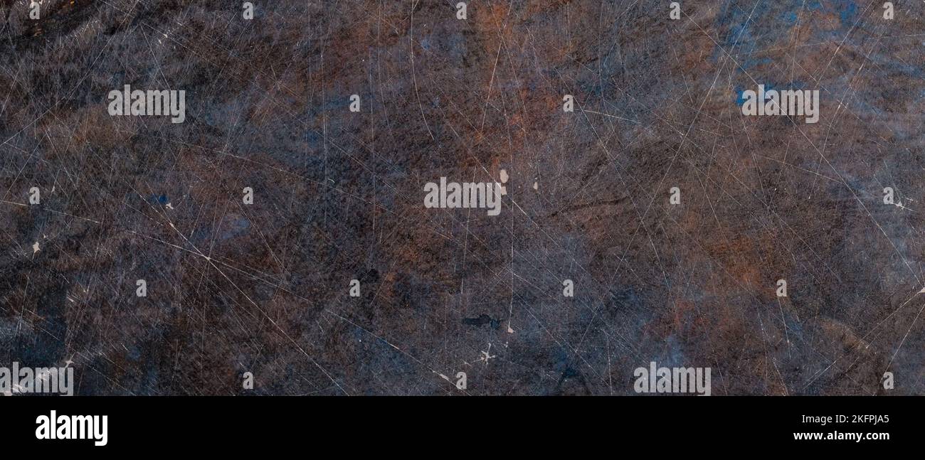 Dark abstract background of scratched surface. Faded paint texture ...