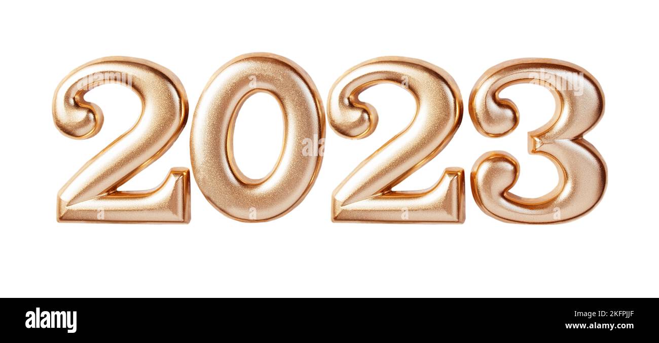 Holiday background Happy New Year 2023. Numbers of year 2023 made by ...