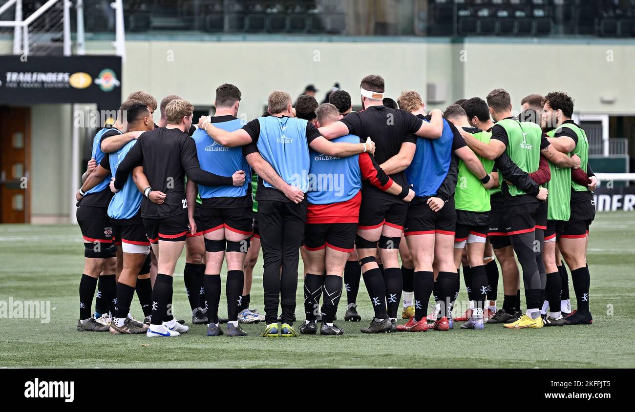 Ealing, United Kingdom. 19th Nov, 2022. Ealing Trailfinders V Jersey ...