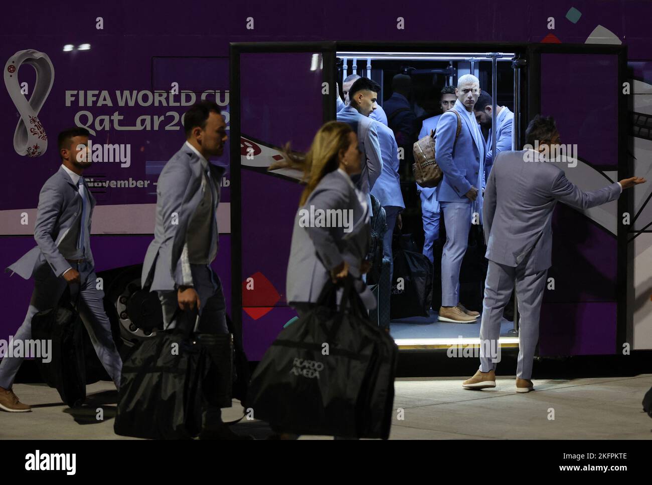 Qatar bus world cup hi-res stock photography and images - Alamy