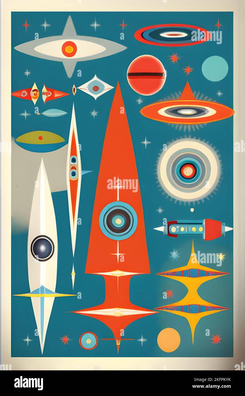 Atomic age design hi-res stock photography and images - Alamy