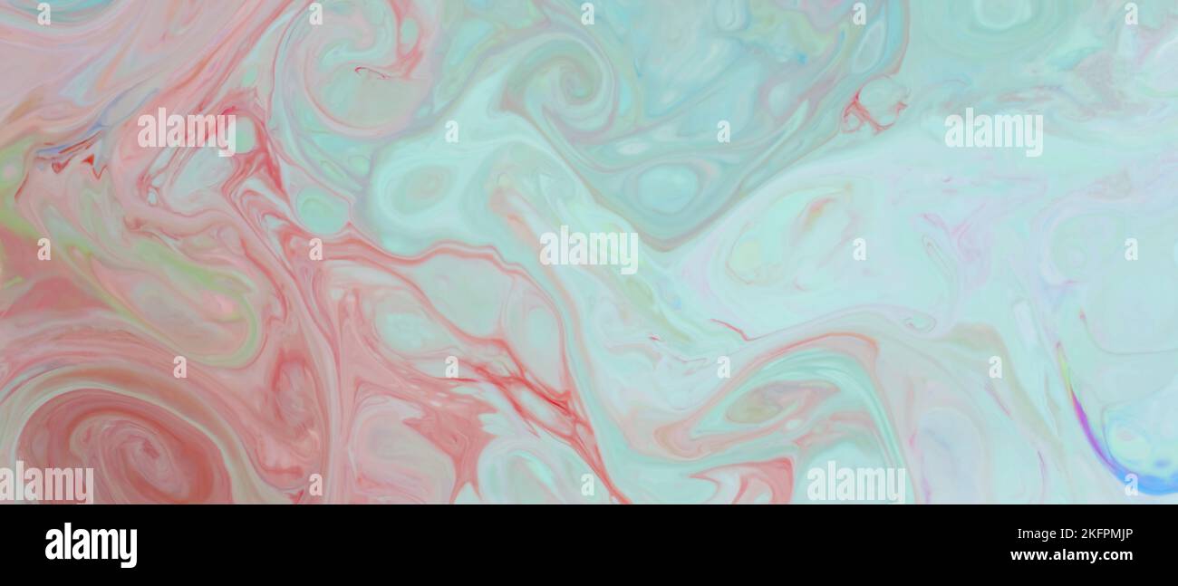 Pastel colors abstract background. Multicolored stains on a liquid ...