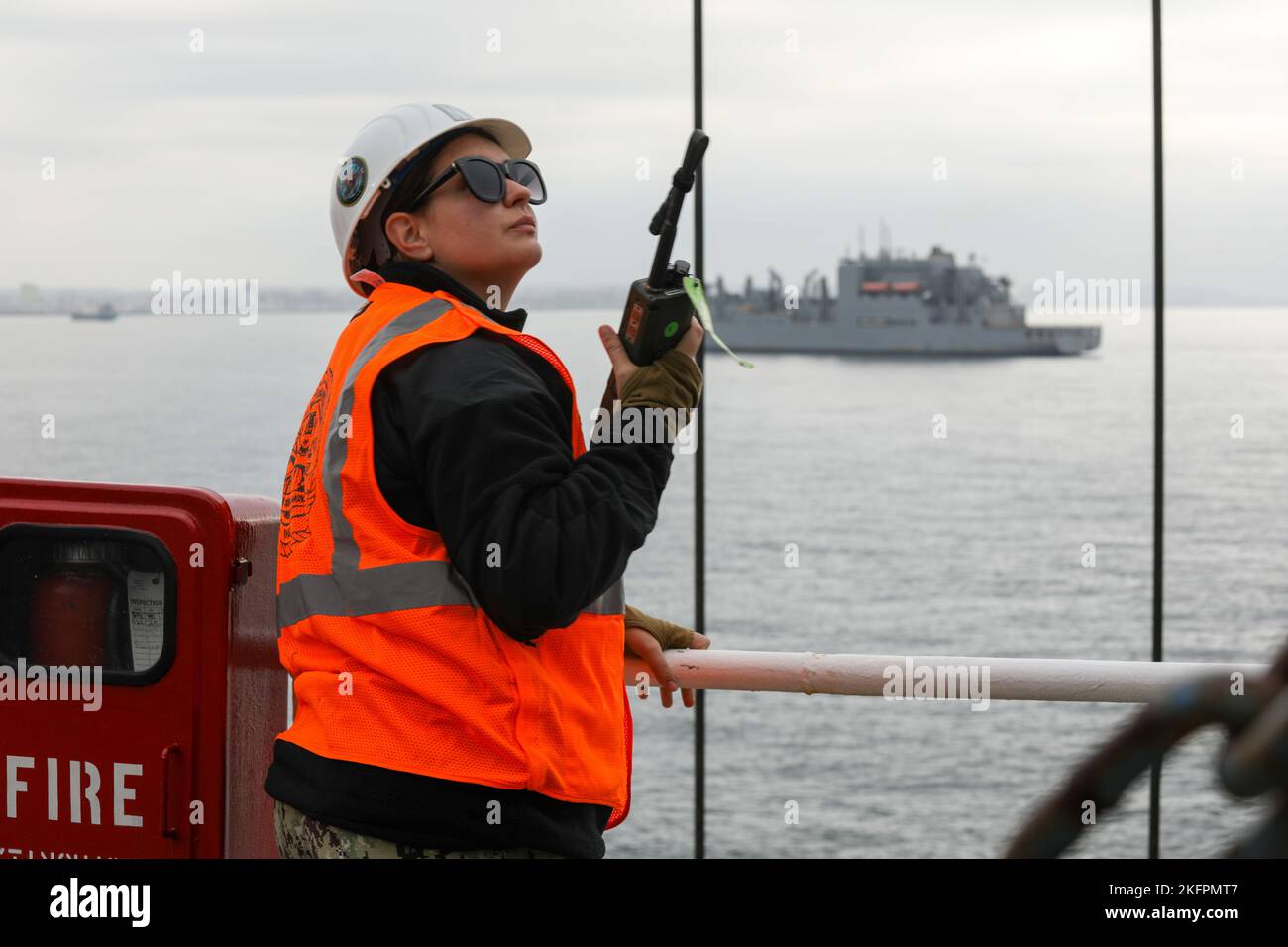 U.S. Navy Lieutenant Katherine Foster, the officer in charge of Gaum ...
