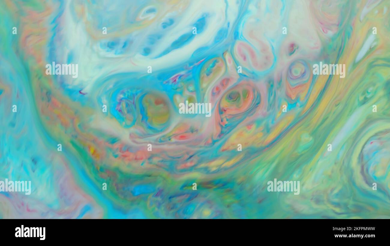 Abstract gradient multicolored background. Colorful spots on water ...