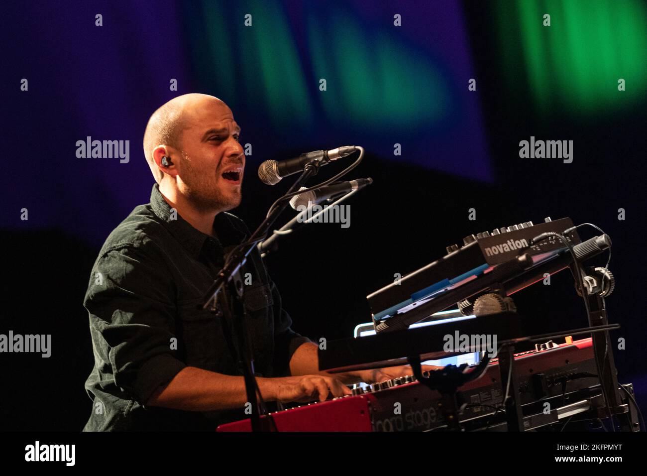 Israeli musician Haim Weiss and kamanche player Mark Eliyahu perform at ...