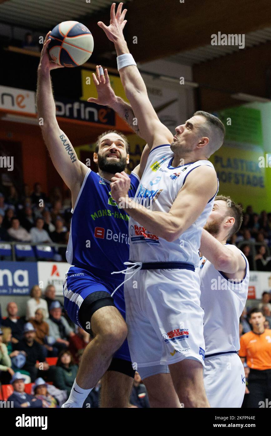 Aalst, Belgium, 19 November 2022, Mons' Alexandre Gavrilovic and Aalst ...