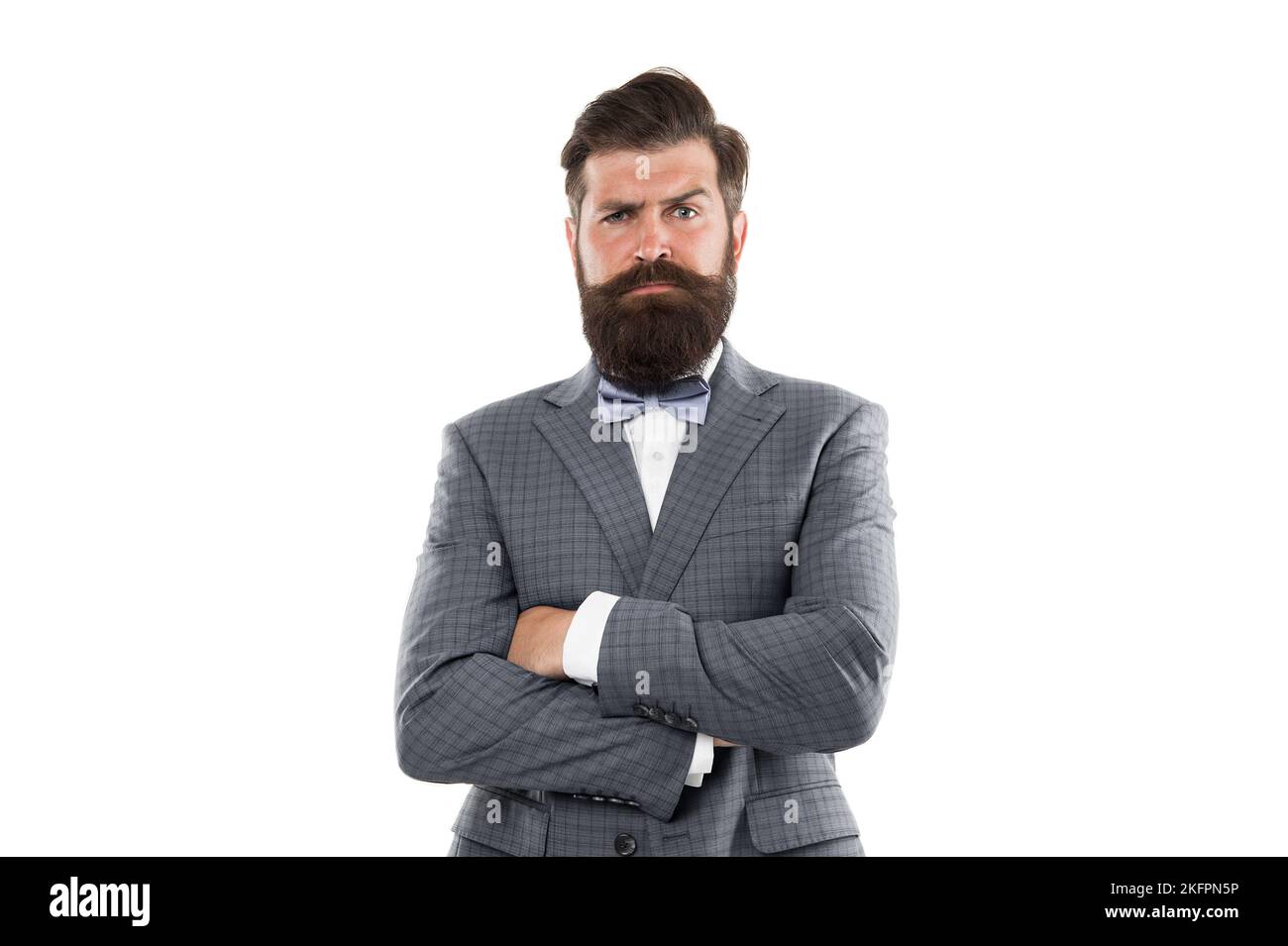 male fashion model posing. Handsome brunette model with beard and ...