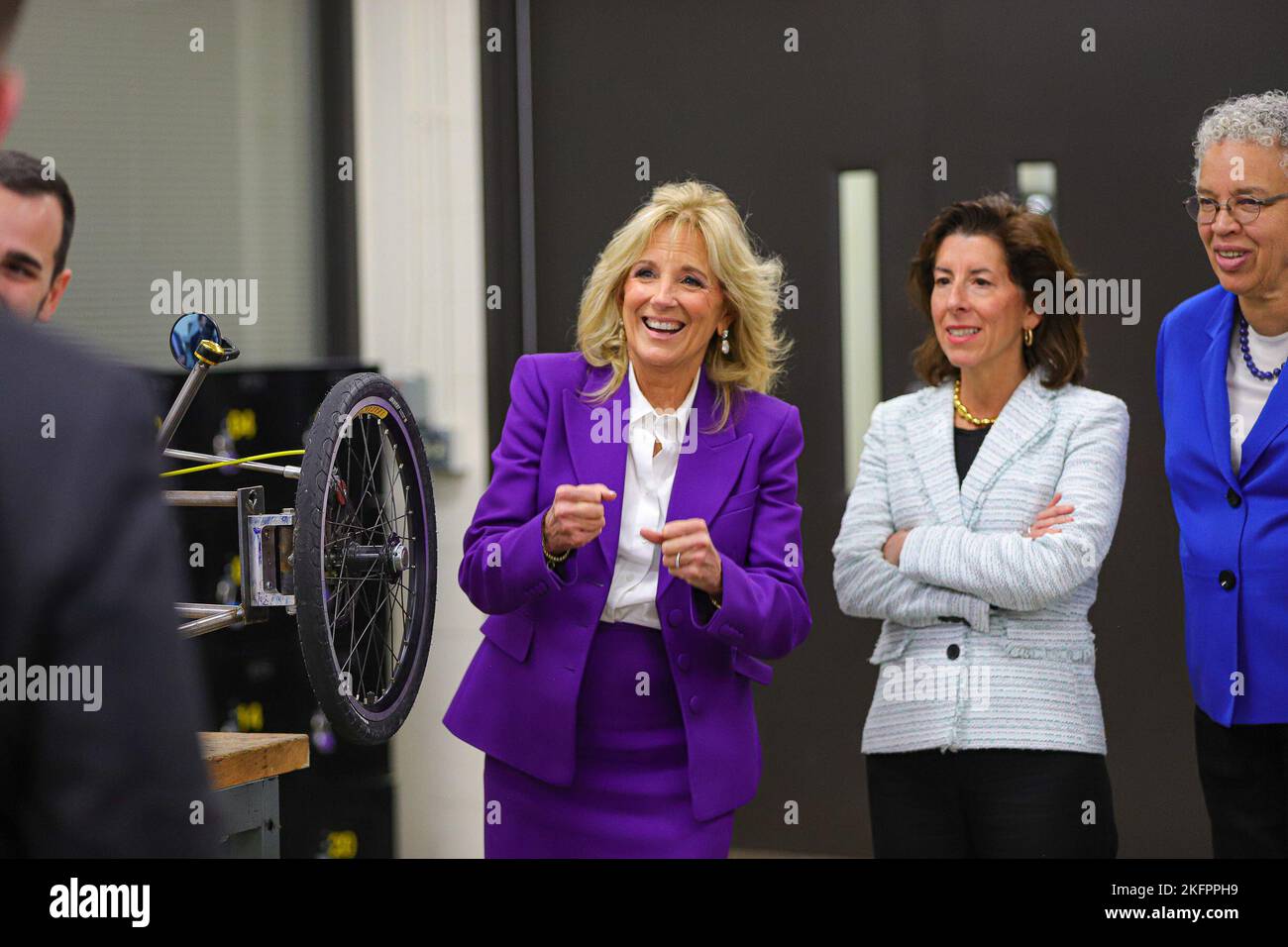 NOVEMBER 14 - CHICAGO, IL: First Lady Dr. Jill Biden, U.S. Secretary of ...