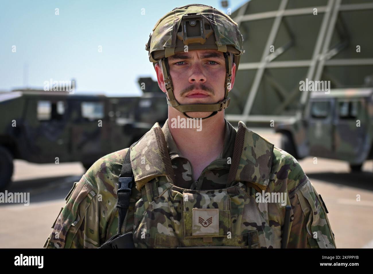 Staff Sgt. Dallin Cone, a security forces craftsman assigned to the ...