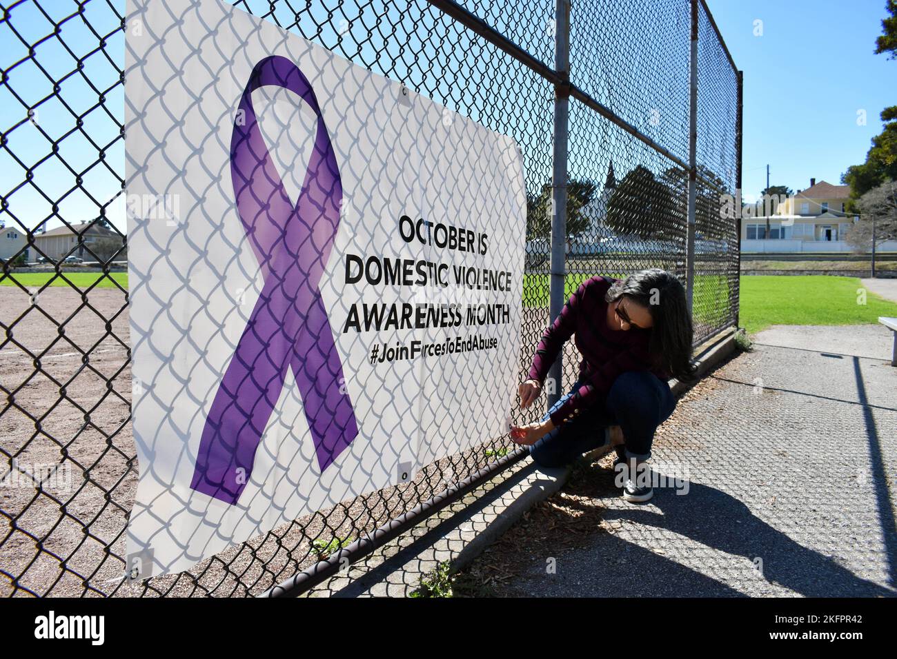 Jillian Santillanez, victim advocate for the Presidio of Monterey’s ...