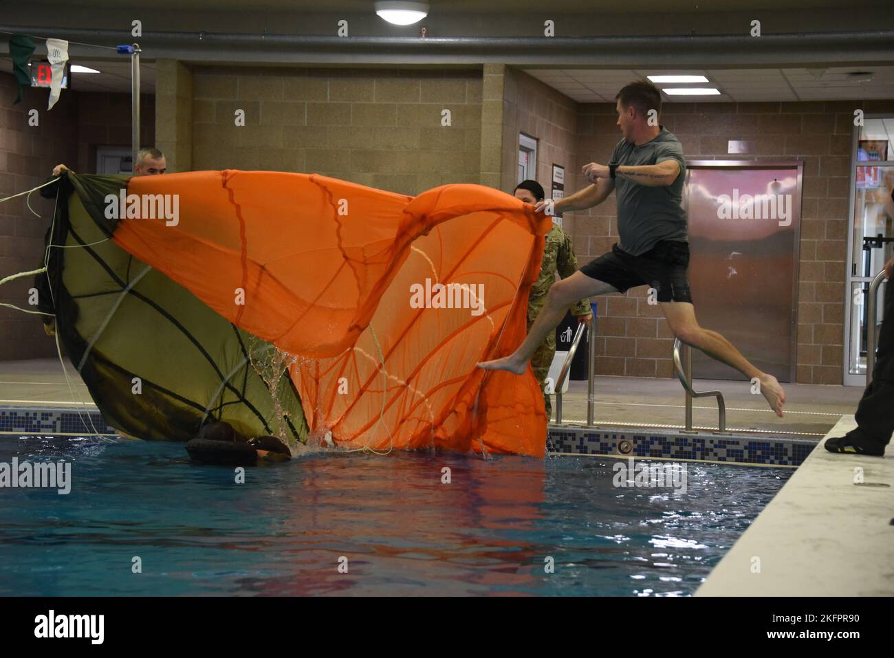 Master Sgt. Jeff Campbell, a SERE Specialist assigned to the Iowa Air ...