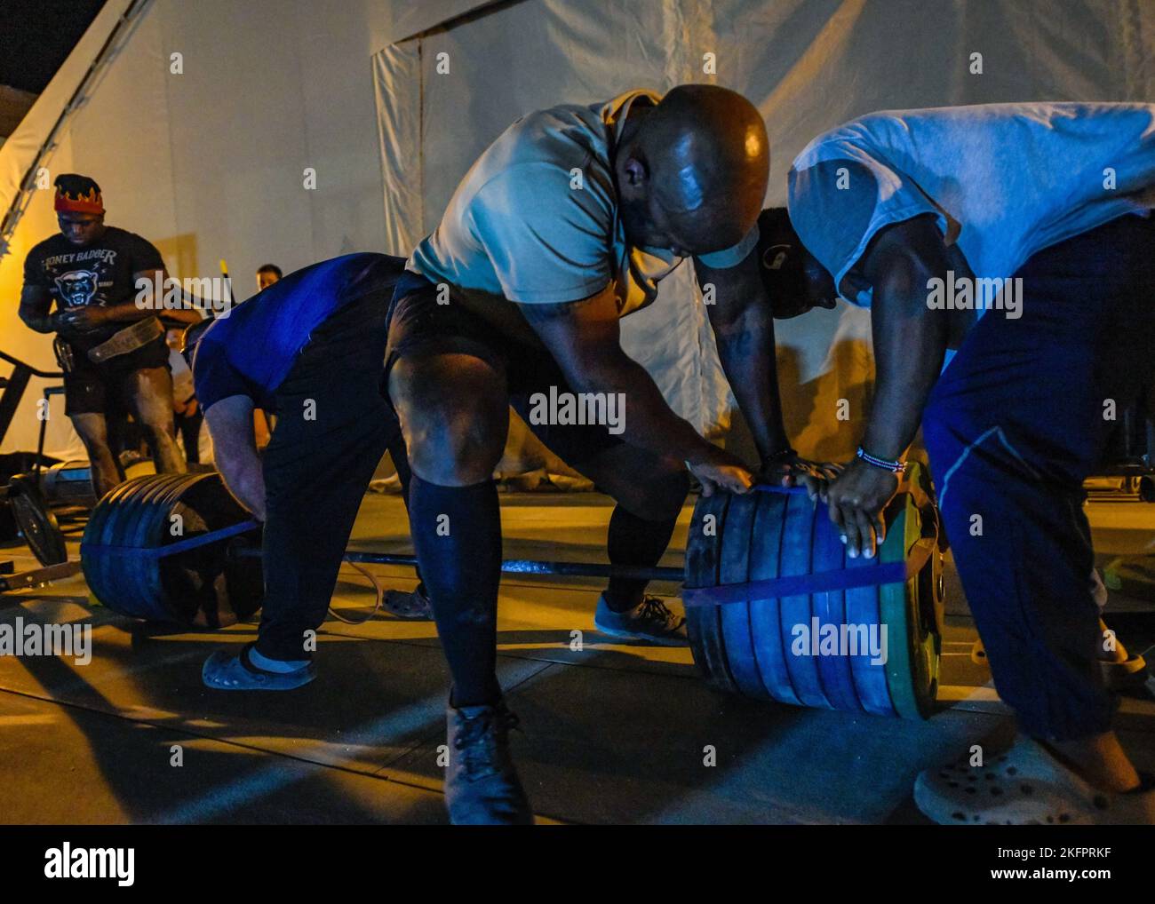 A U.S. service member deployed to Prince Sultan Air Base, Kingdom of ...