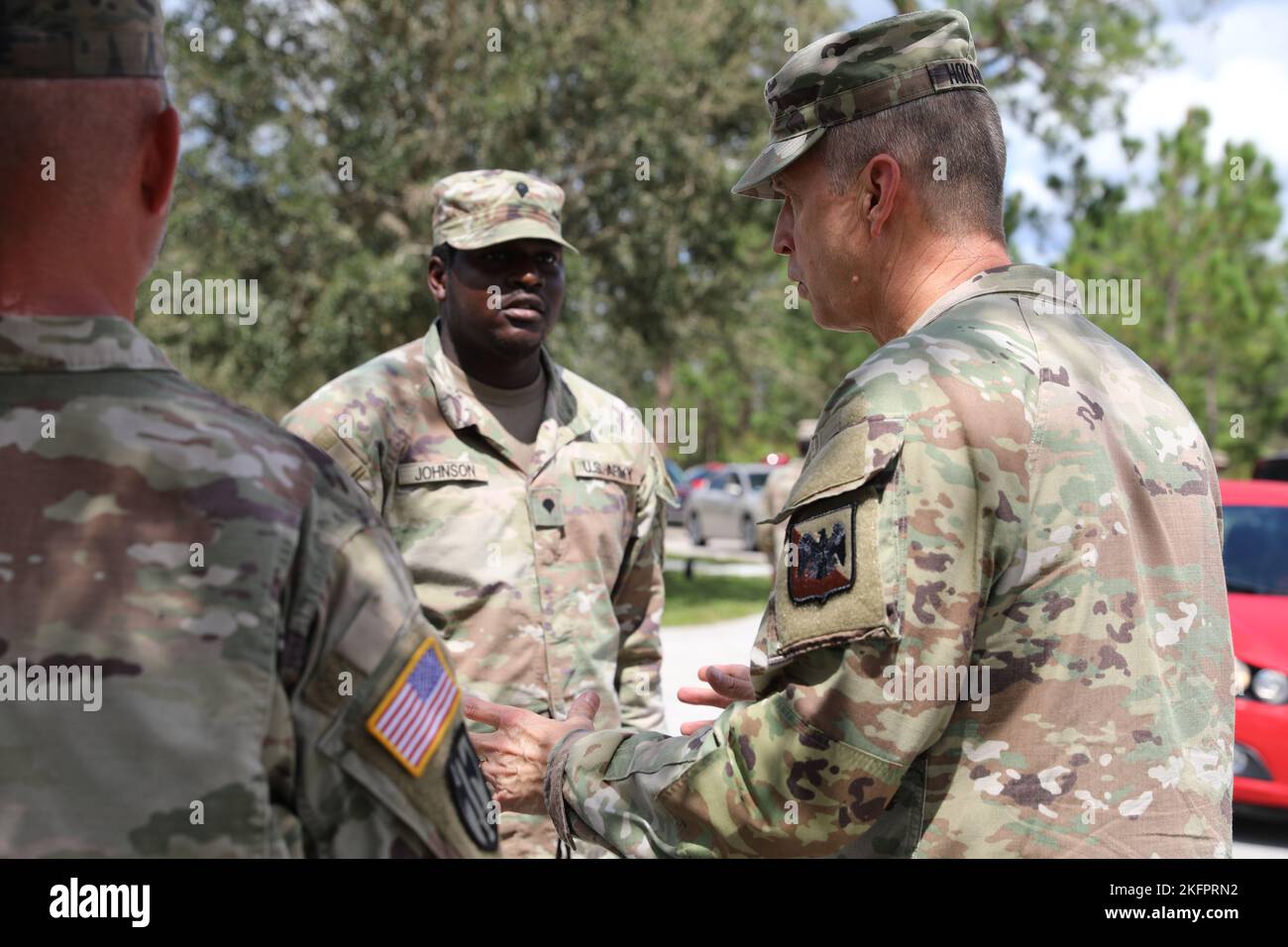 General Daniel Hokanson, Chief of the National Guard Bureau, meets with ...
