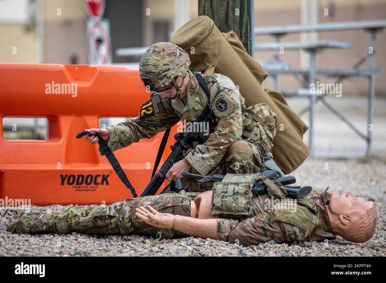 Pfc. Ryan P. Yarnall, representing the U.S. Army Military District of ...