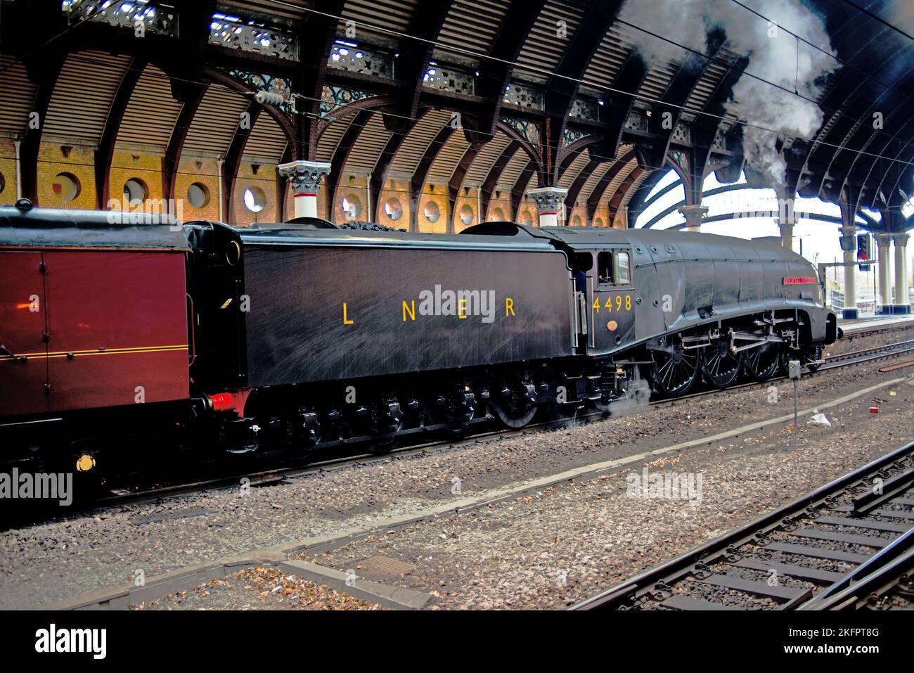 A4 pacific no 4498 sir nigel gresley steam locomotive hi-res stock ...