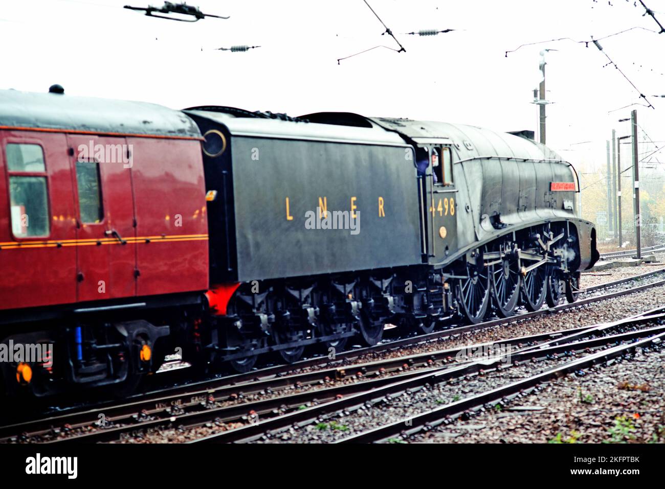 A4 pacific no 4498 sir nigel gresley steam locomotive hi-res stock ...