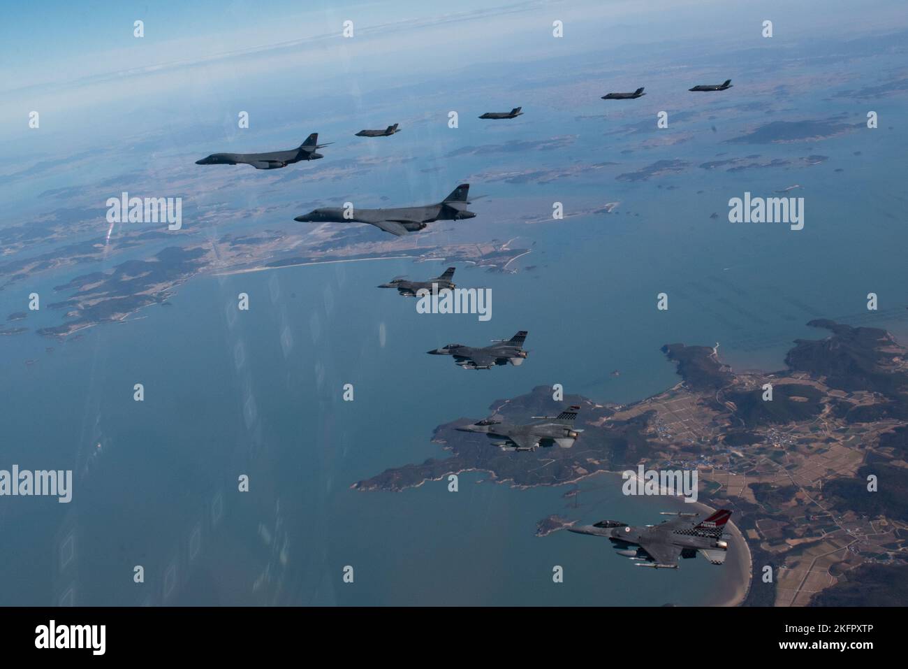 U.S. Air Force F-16s from the 51st Fighter Wing joined with Republic of ...