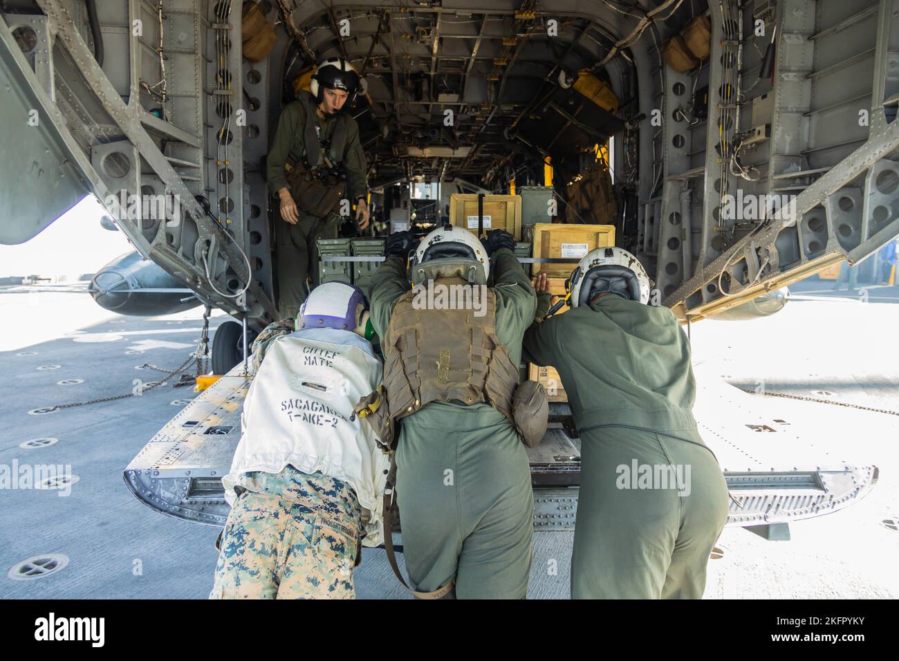 U.S. Marines with 12th Marines, 3rd Marine Division, and Combat ...