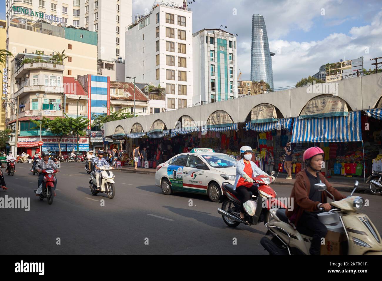 Ben Thanh Market Ho Chi Minh City Saigon Vietnam Stock Photo - Alamy