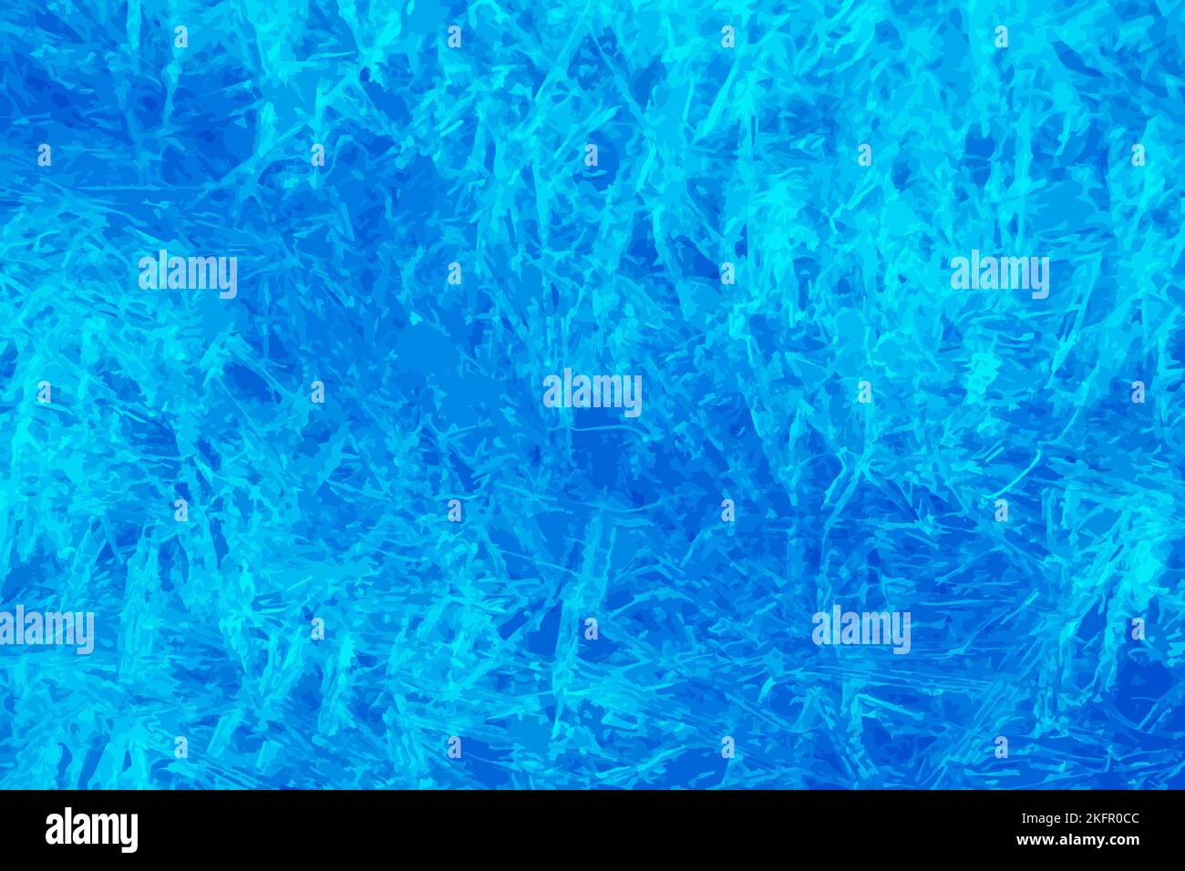 Realistic vector illustration of a river surface with algae covered ...