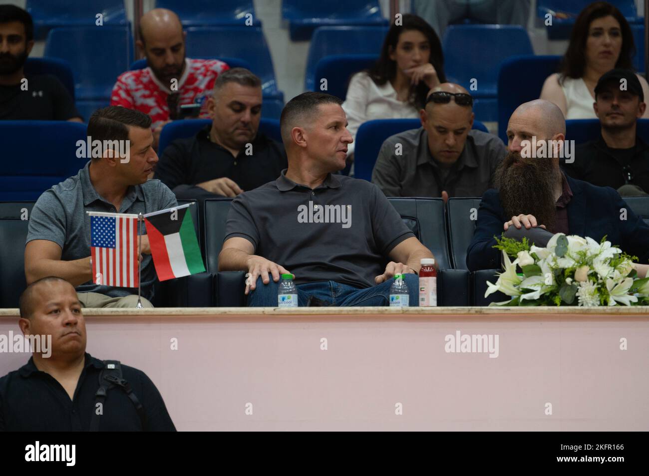 (From left) U.S. Air Force Col. Daniel Santoro, 386th Air Expeditionary ...