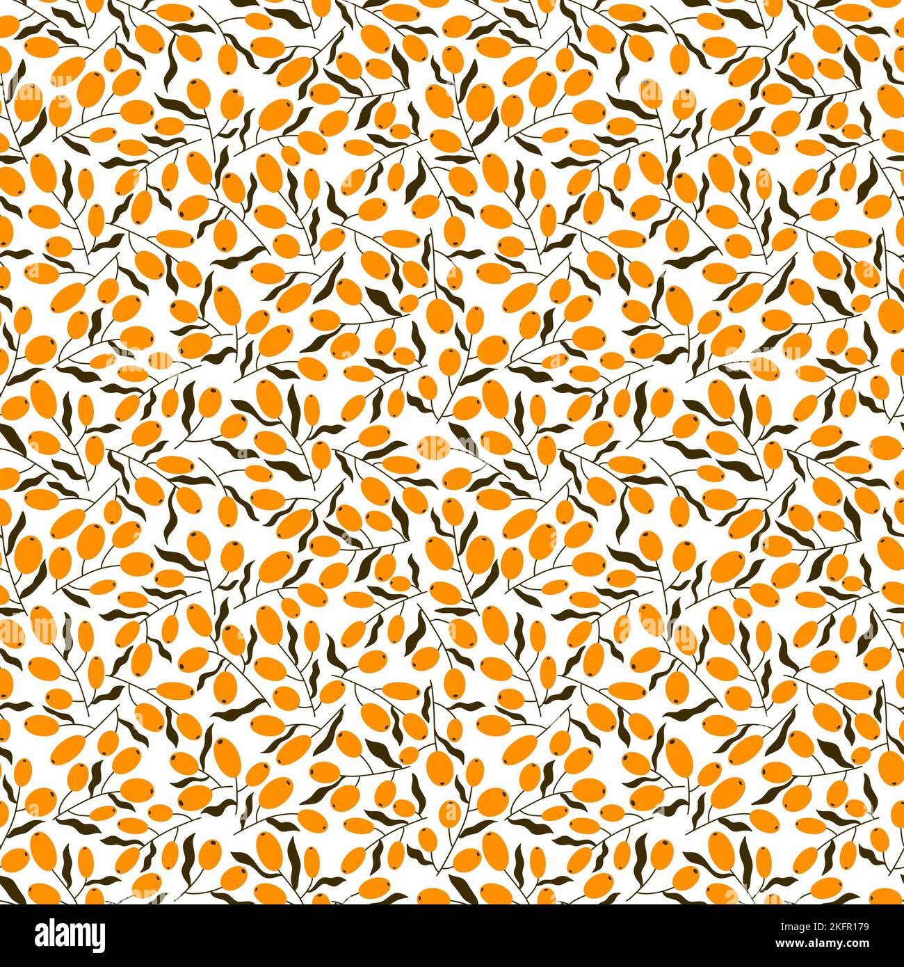 Fruit harvest seamless berries and branches pattern for wrapping paper ...